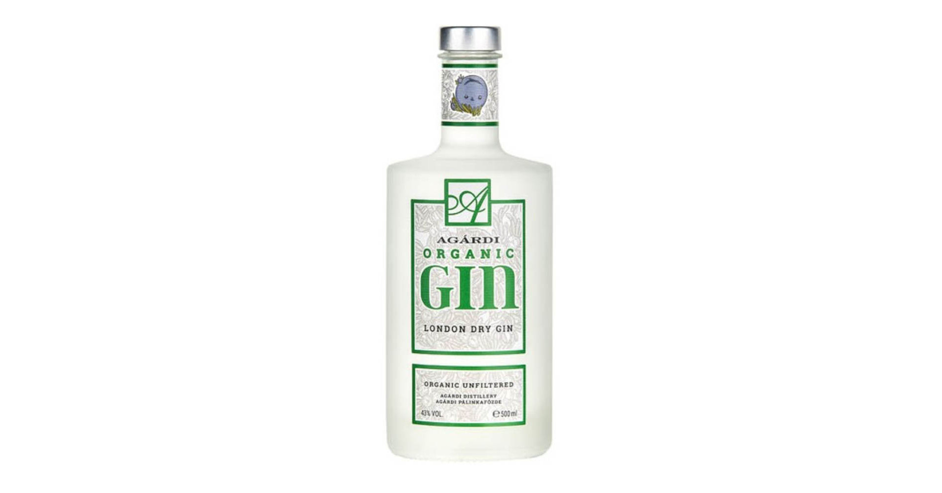 Agárdi Organic Bio gin 43% 0.5l - Agárdi pálinkafőzde - Borshop ...